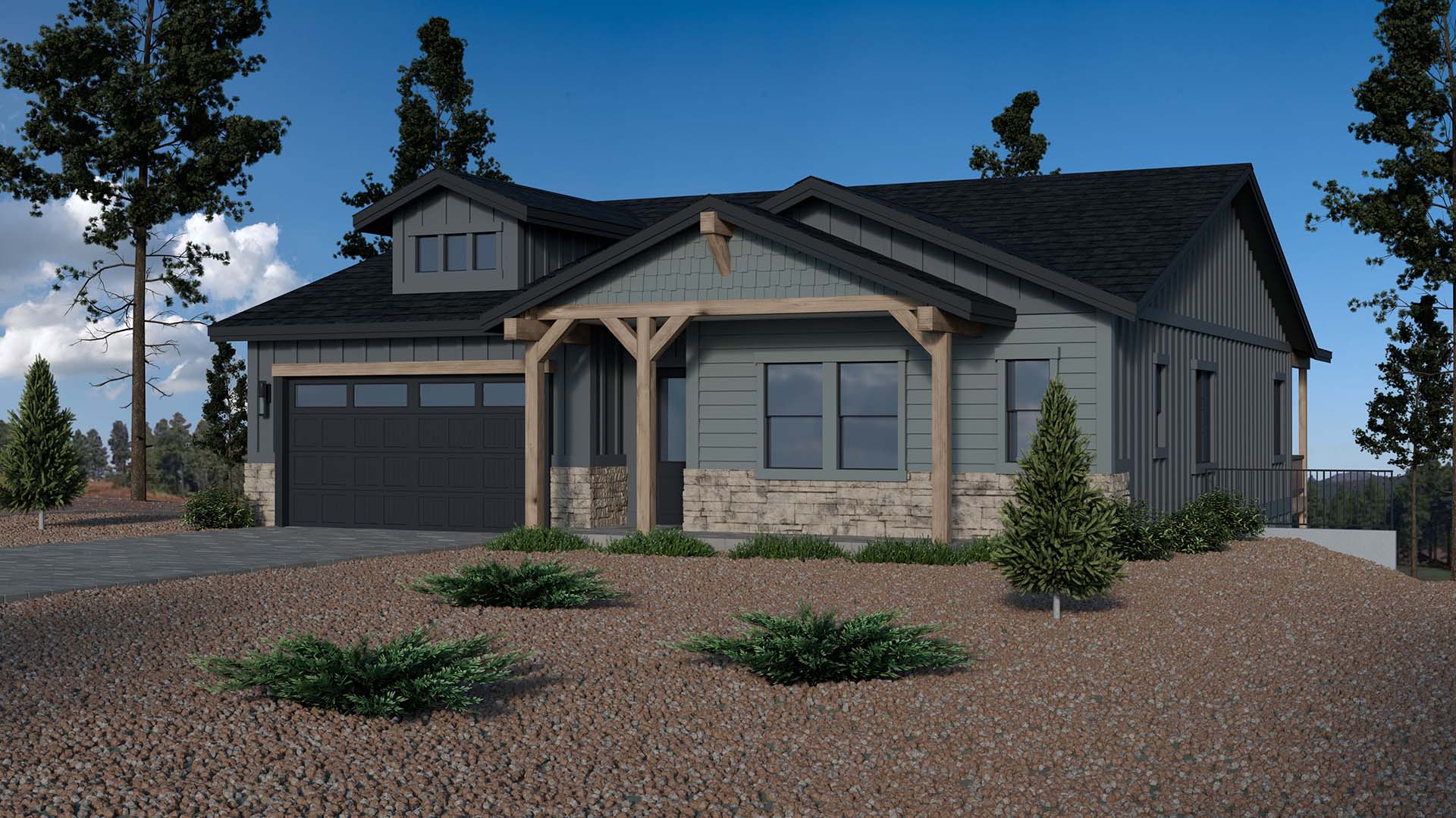 Plan 3564 at Canyon Del Rio - The Ridge in Flagstaff, AZ by Capstone Homes
