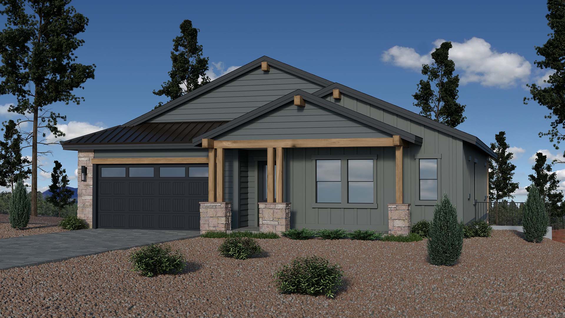 Plan 3564 at Canyon Del Rio - The Ridge in Flagstaff, AZ by Capstone Homes